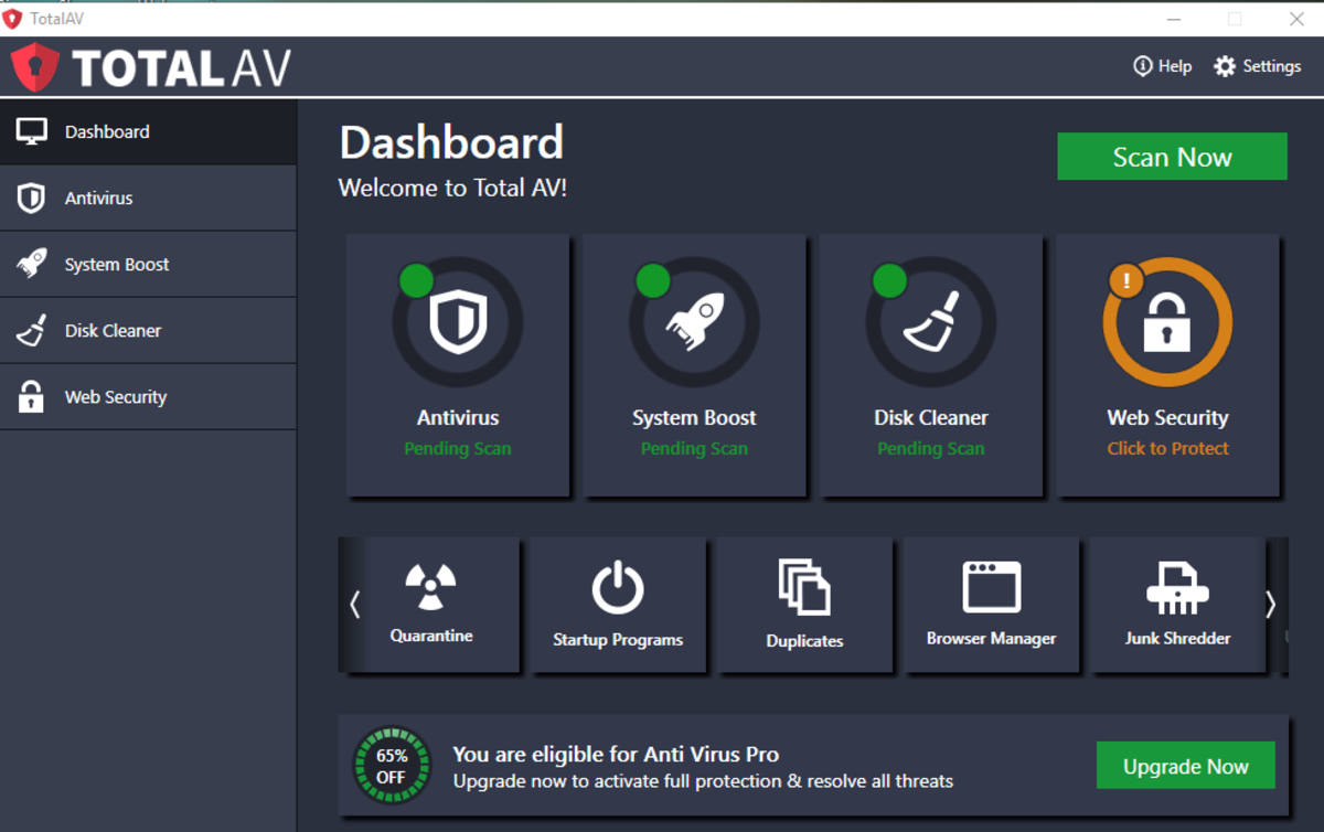 Análisis del antivirus TotalAV - Protegeme